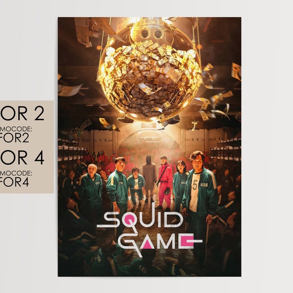Squids Game Poster - Etsy