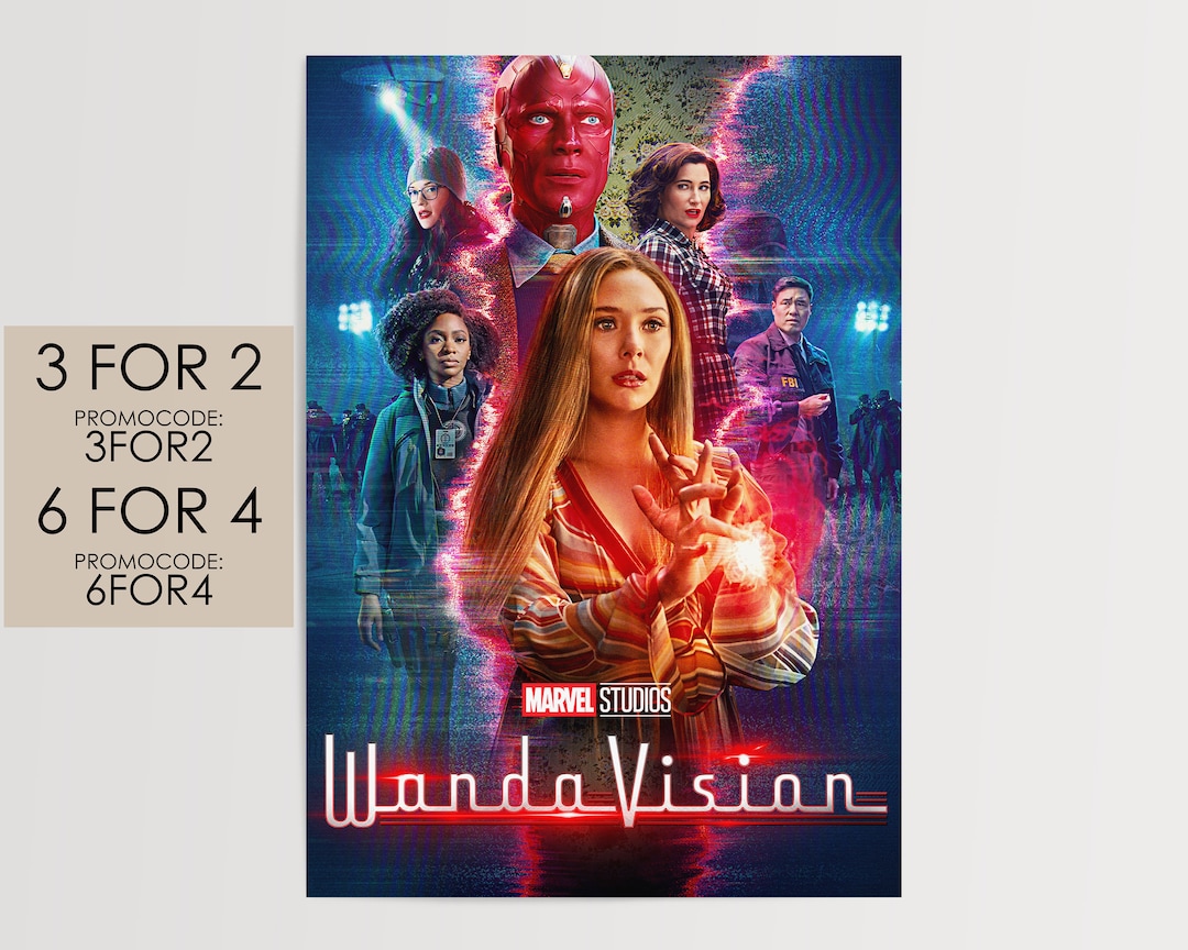 Wandavision Poster TV Movie Poster Art Film Print Gift wa002 - Etsy