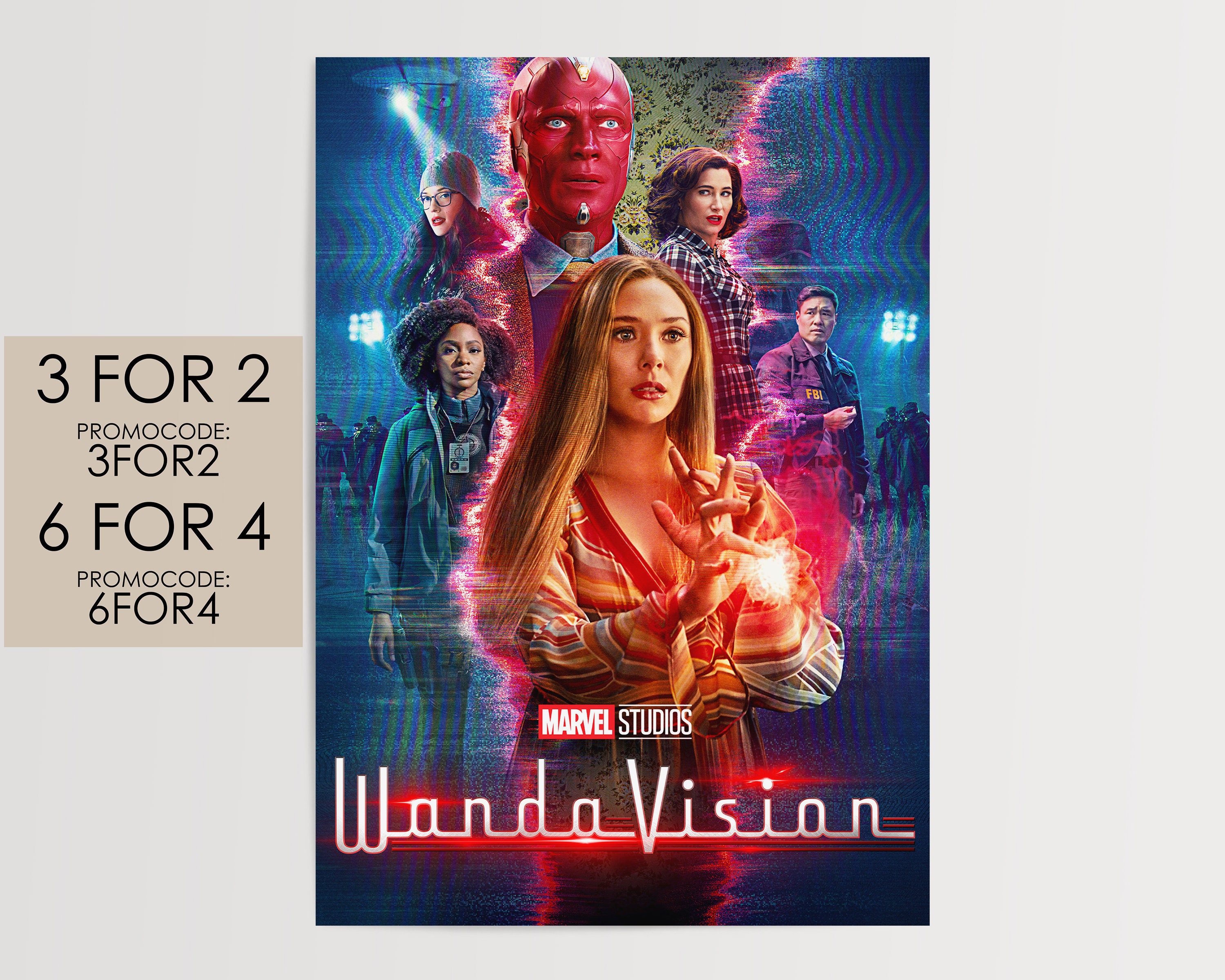 Wandavision Poster TV Movie Poster Art Film Print Gift wa002 - Etsy