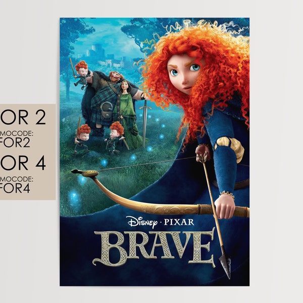 Brave Movie - Etsy