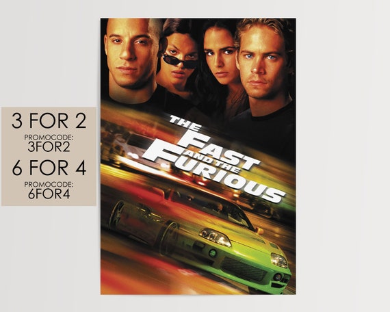 Fast And Furious 2001 Poster