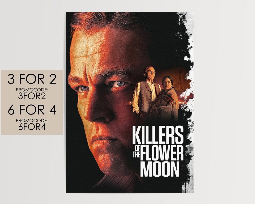 Killers of the Flower Moon 2023 Poster Movie Poster Art Film - Etsy