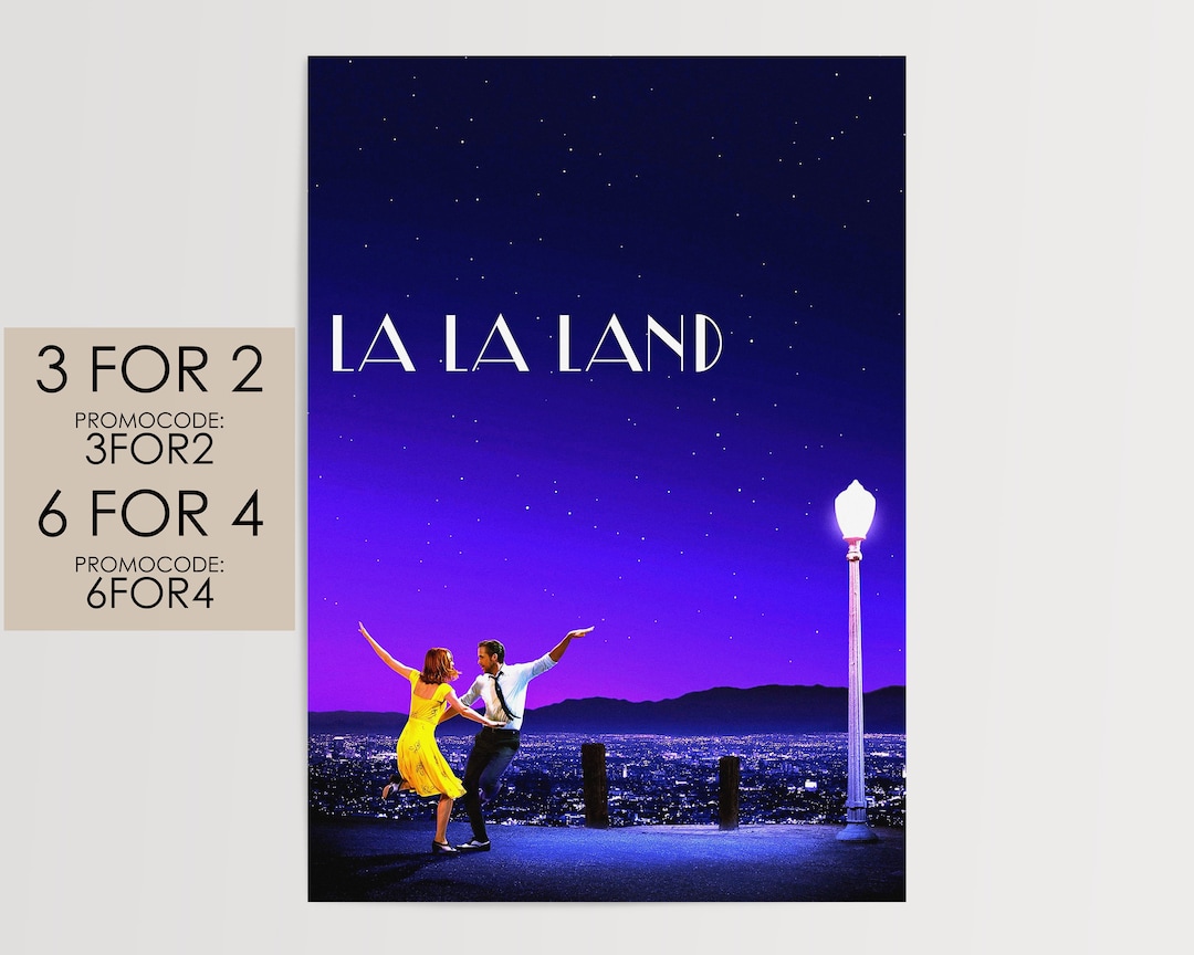 La La Land 2016 Poster Movie Poster Art Film Print Gift LLL002 - Etsy