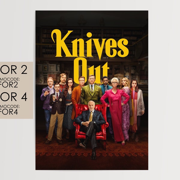 Knives Out Poster - Etsy