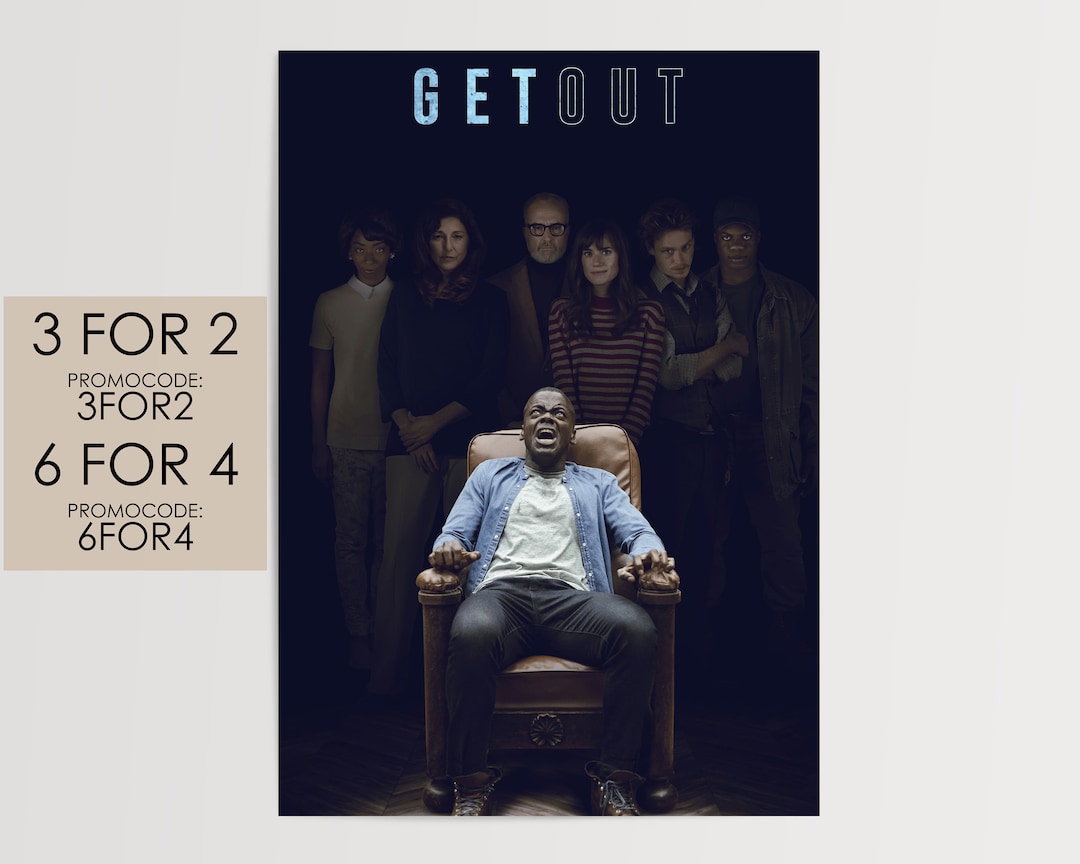 Get Out 2017 Poster Movie Poster Art Film Print Gift GO001 - Etsy