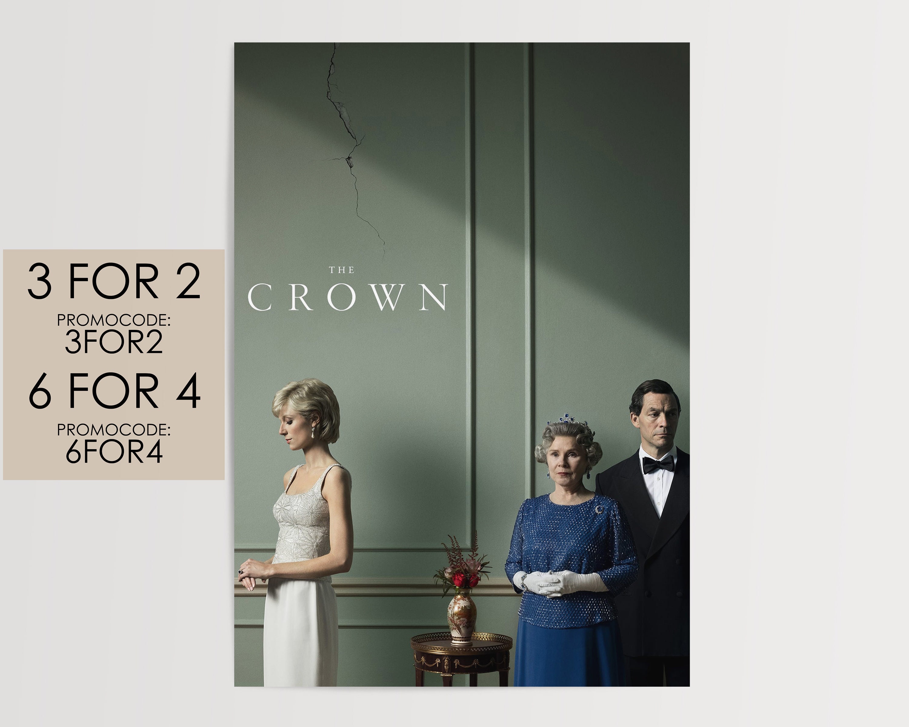 The Crown Poster TV Movie Poster Art Film Print Gift TC003 - Etsy