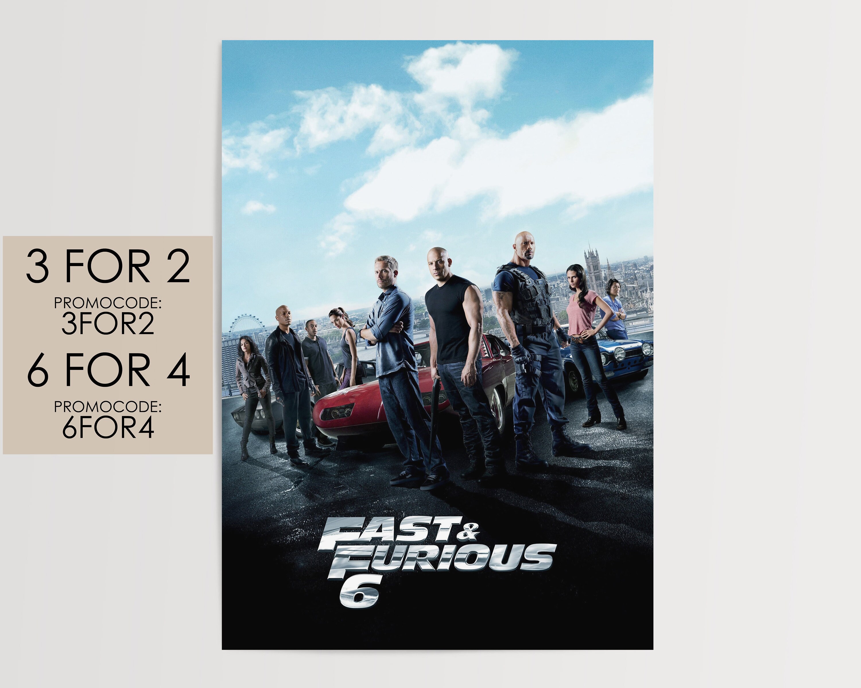 The Fast And The Furious 6 Poster