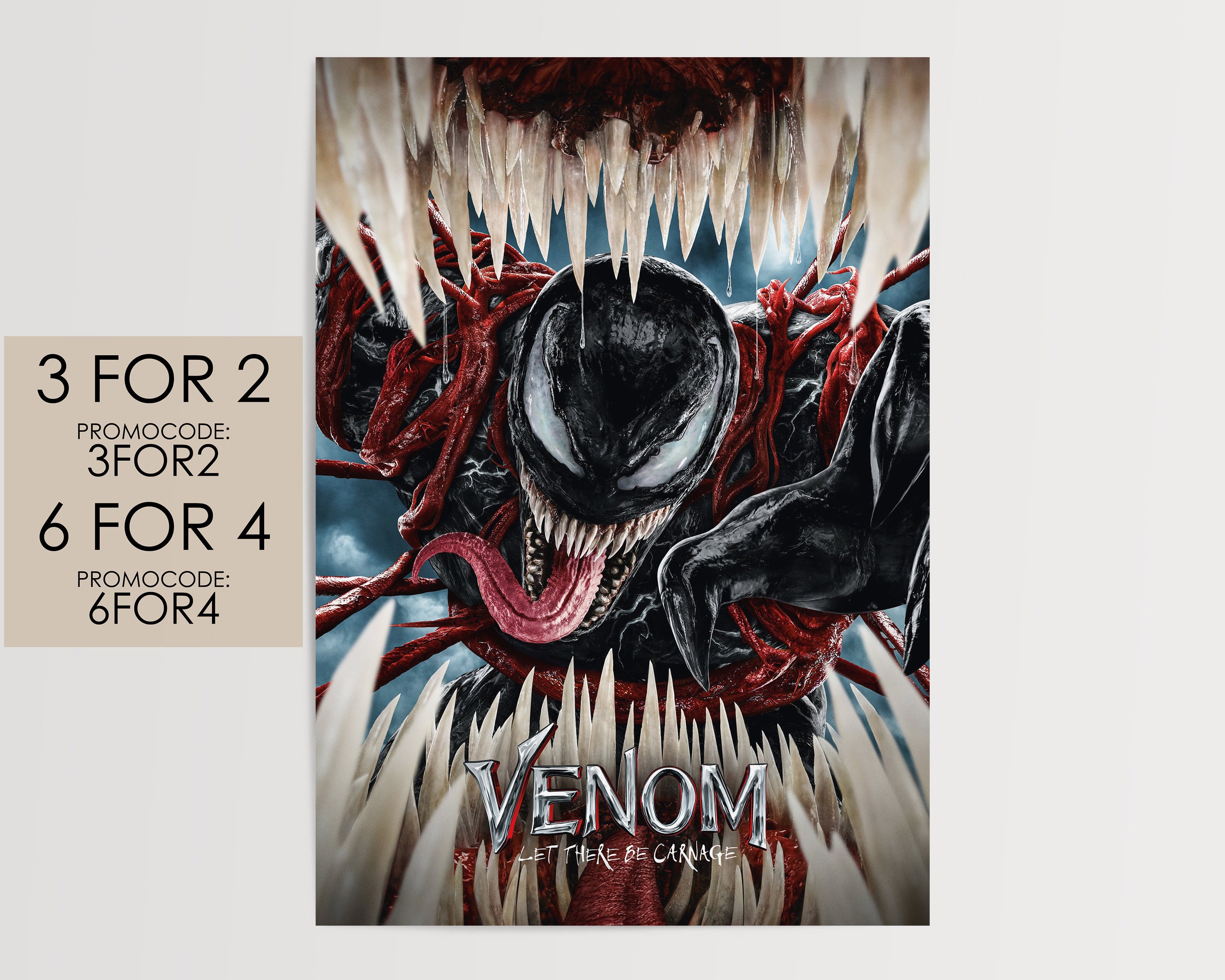 Venom: Let There Be Carnage 2021 Poster DC Movie Poster Art - Etsy
