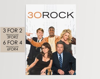 30 Rock Tv Show Poster - Etsy