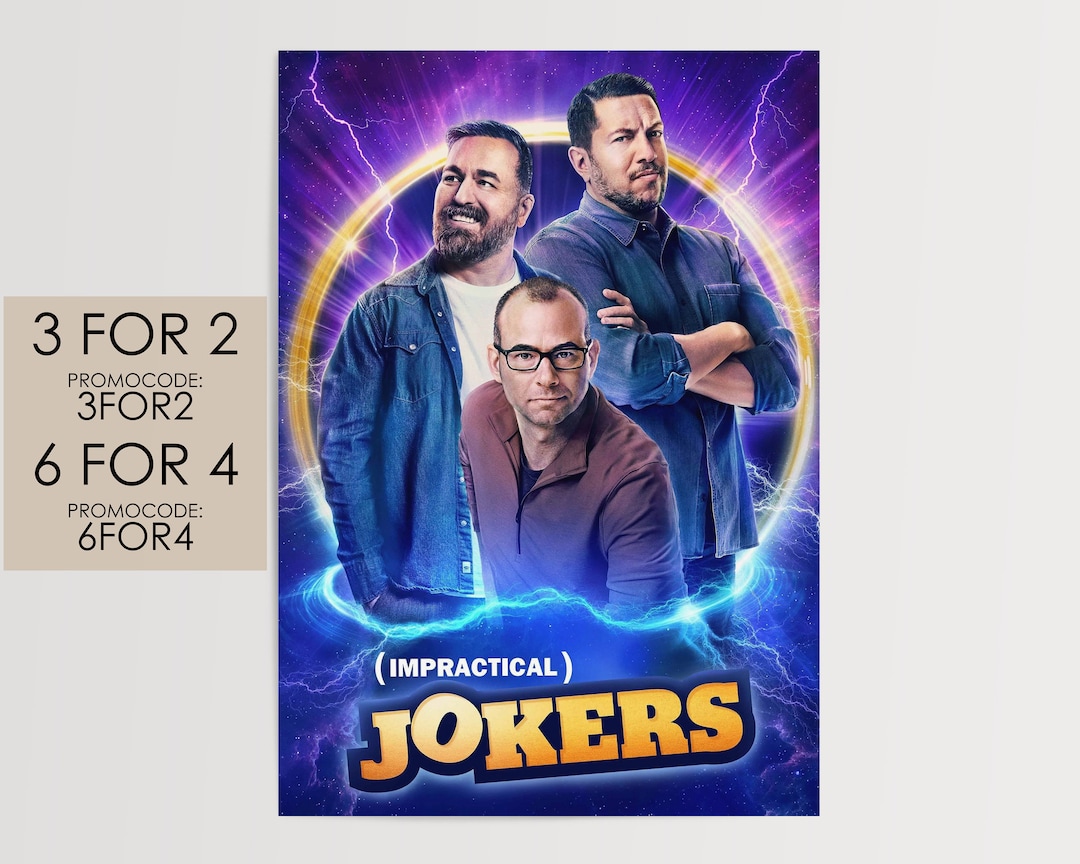Impractical Jokers Poster TV Movie Poster Art Film Print Gift IJ002 - Etsy