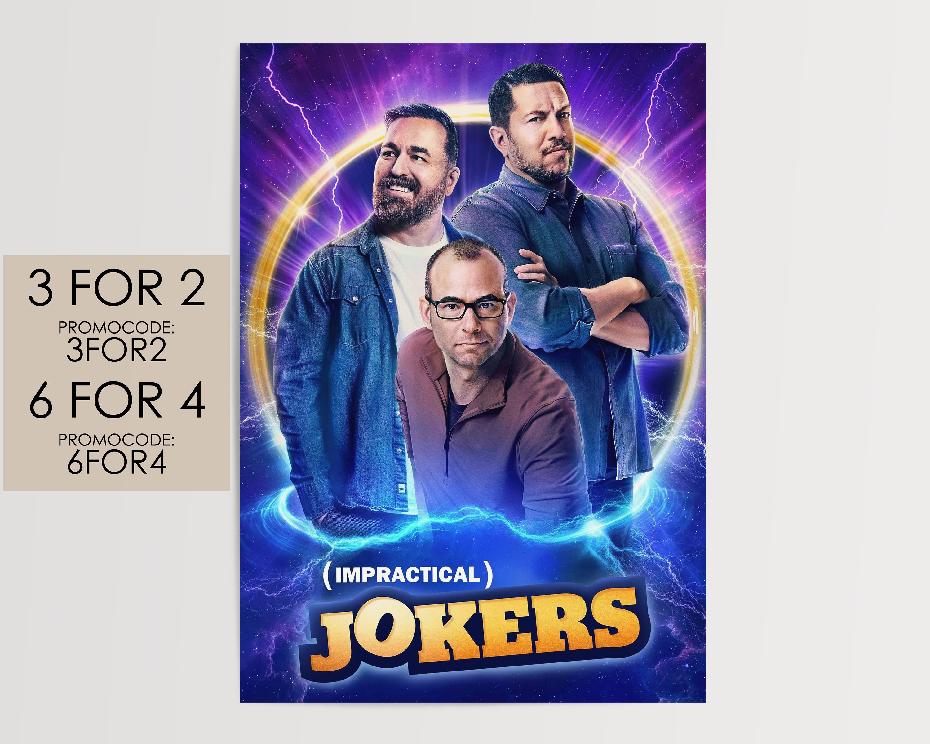 Impractical Jokers Poster TV Movie Poster Art Film Print Gift IJ002 - Etsy
