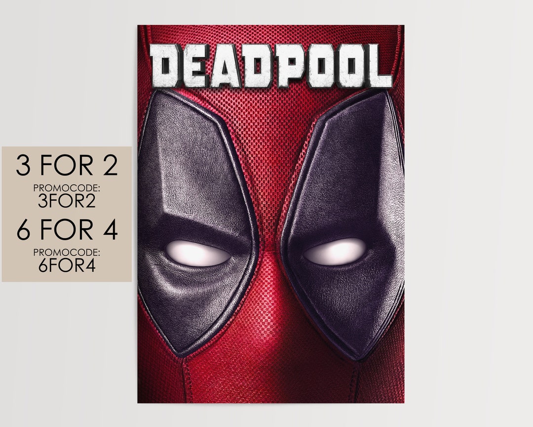 Deadpool 2016 Poster Marvel Movie Poster Art Film Print Gift dp005 - Etsy