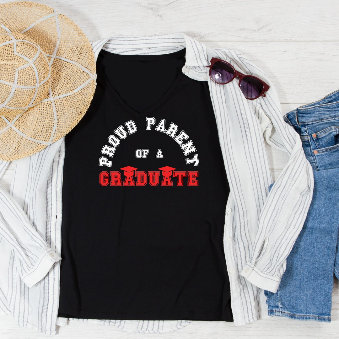 Graduate Proud Parent Graduation Celebration Shirt Proud Mum of a Grad ...