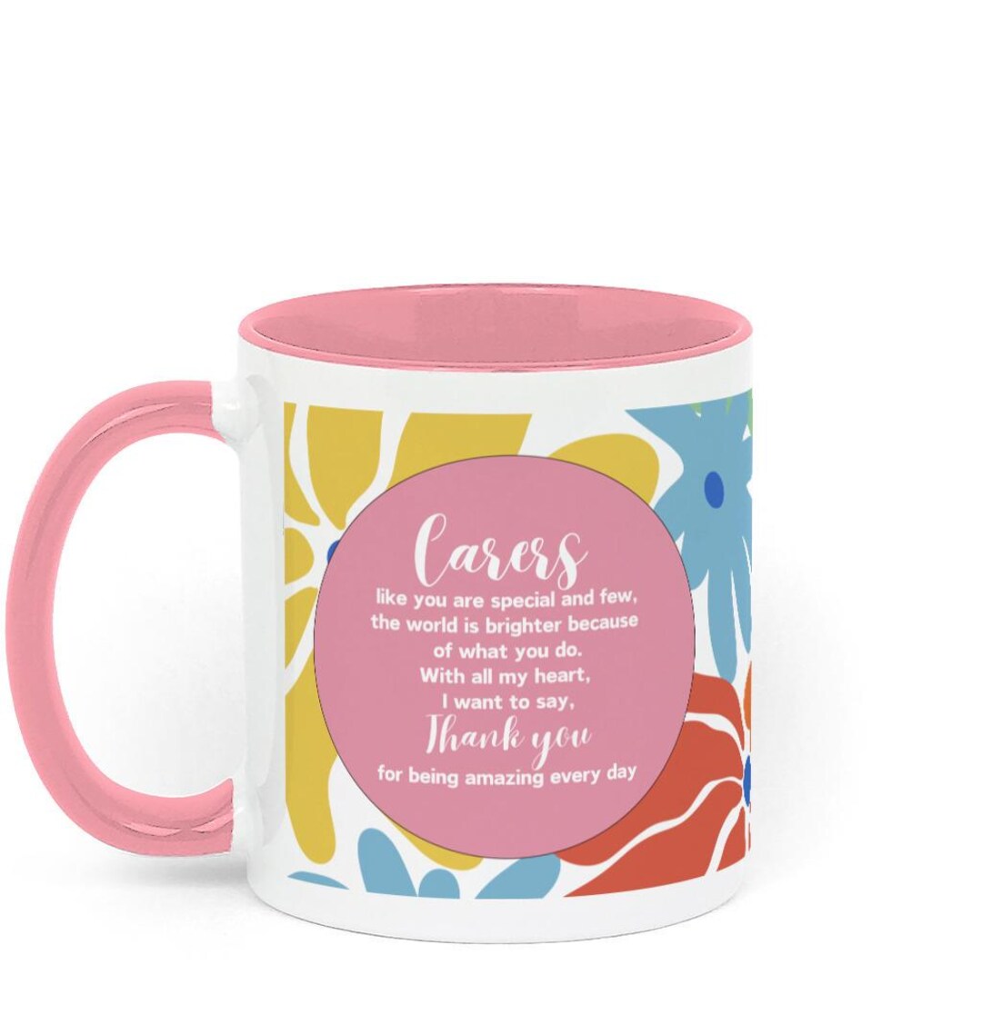 Carers Appreciation Gift Thank You Mug for Carers Heartfelt Carer Gift ...