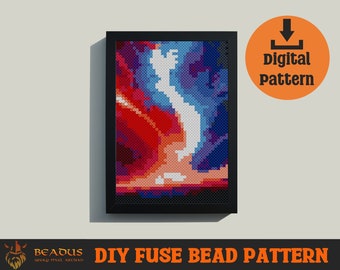 Birthday Party Fuse Bead Template Hama Perler Nabbi Craft - Etsy