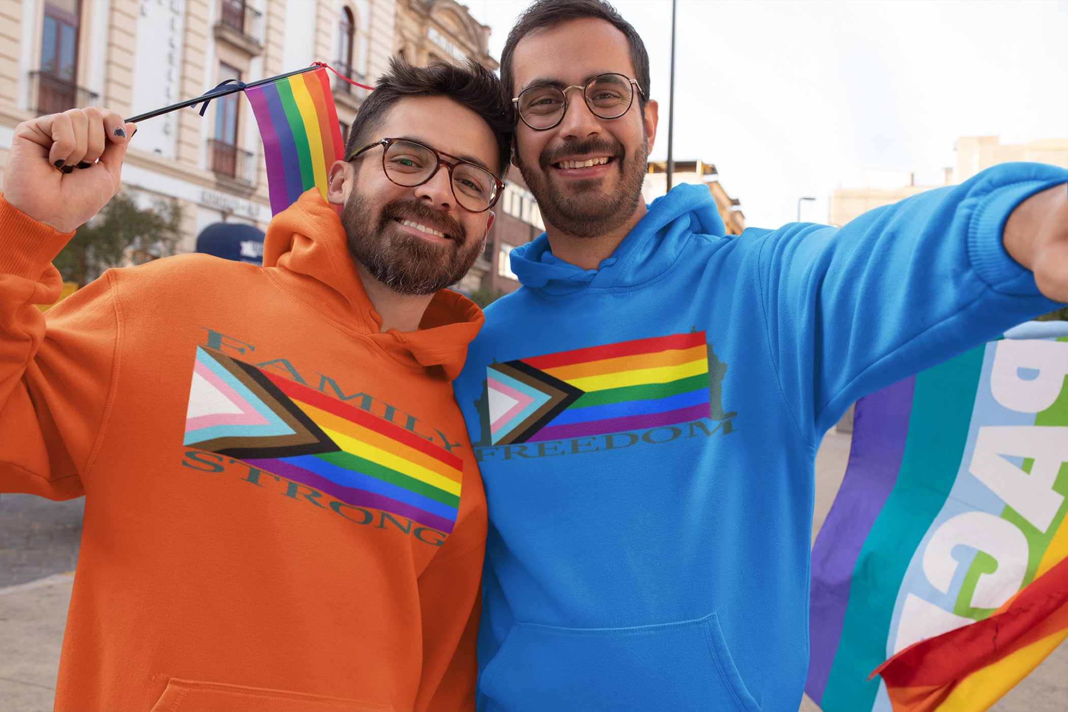 LGBT, Family Strong, Progress Pride Flag, LGBTQ+, All Gender Heavy ...