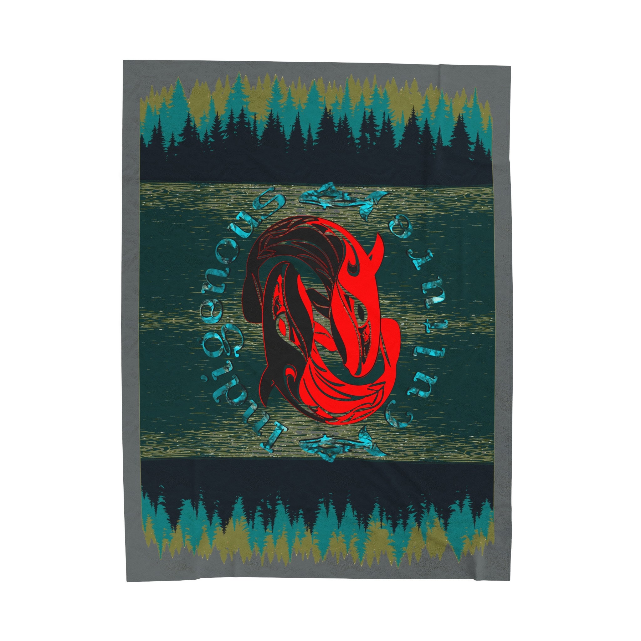 Indigenous Culture | PNW Native American Tribe Pride Velveteen Plush ...