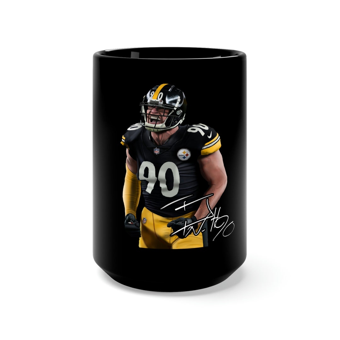Pittsburgh Steelers TJ Watt Custom Coffee Mug - Etsy