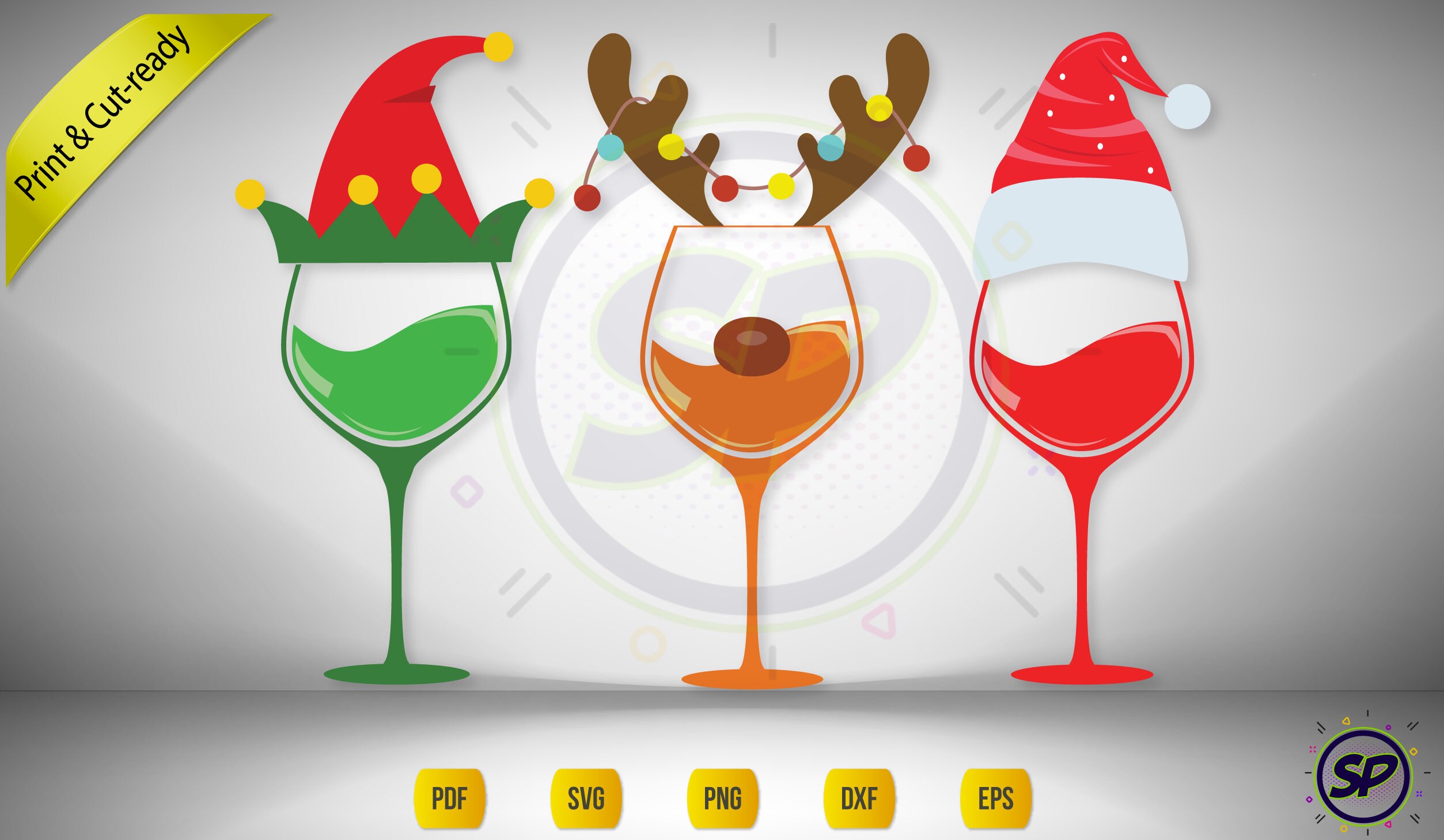 Wine Glass Clipart | Christmas Clipart | Cocktail Clipart | Mulled Wine ...