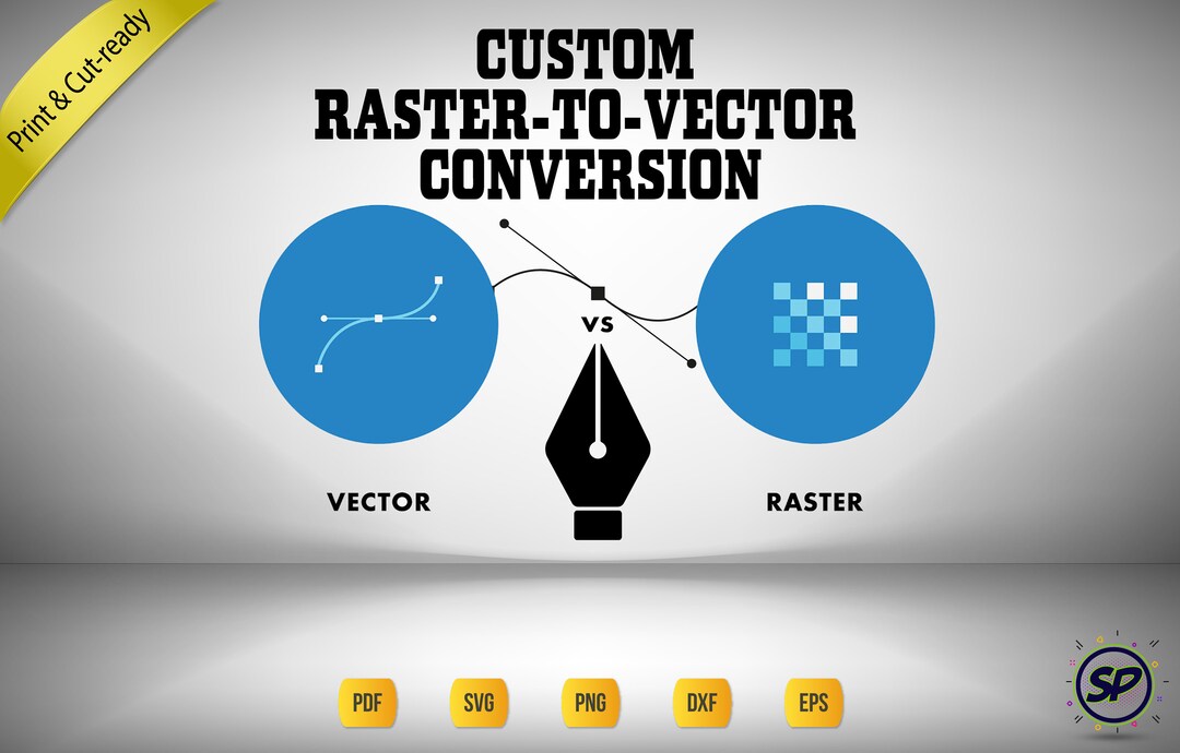Custom Vector Conversion Service: Transform Images Into SVG, PDF, Dxf ...