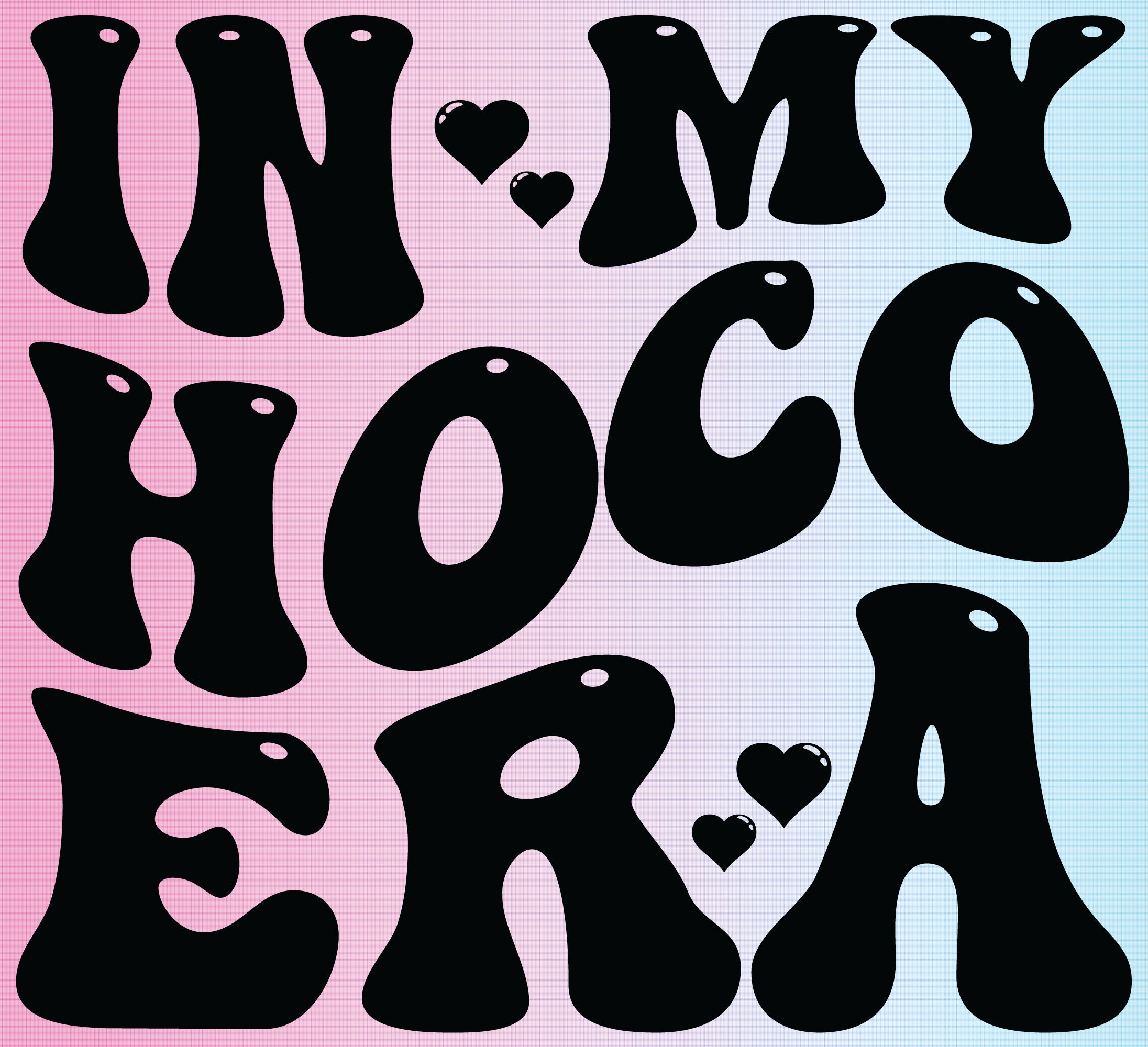 Custom Era Svg File Personalized Retro Wavy Text Cut File in My Era SVG ...