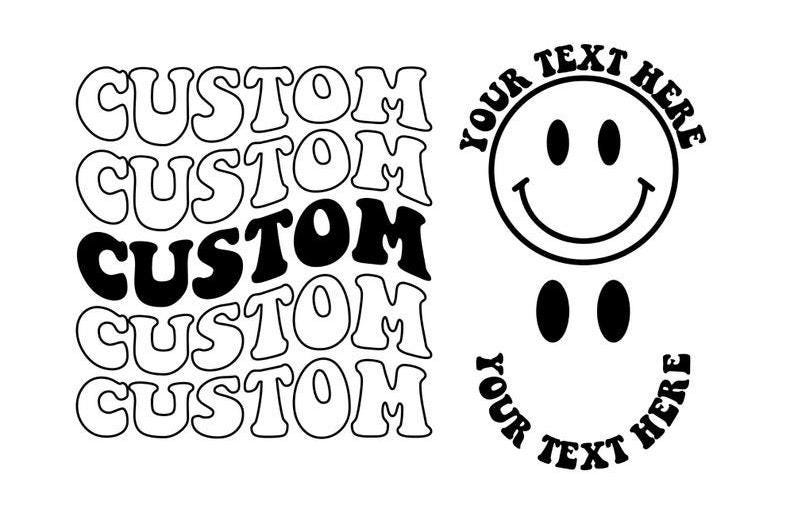 Smiley Face Clipart 70s Fonts Canva Font Text Effect Groovy Font ...