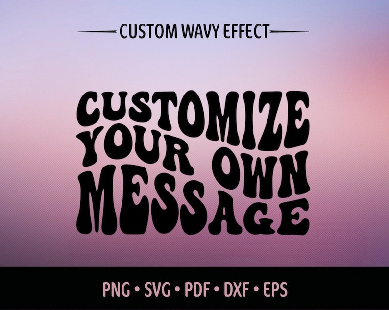 Customize Your Own Text, Alphabet SVG, Personalized Retro Groovy Font ...