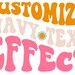 Customize Wavy Text Effect Stacked Wavy Text SVG Smiling Daisy Cricut ...