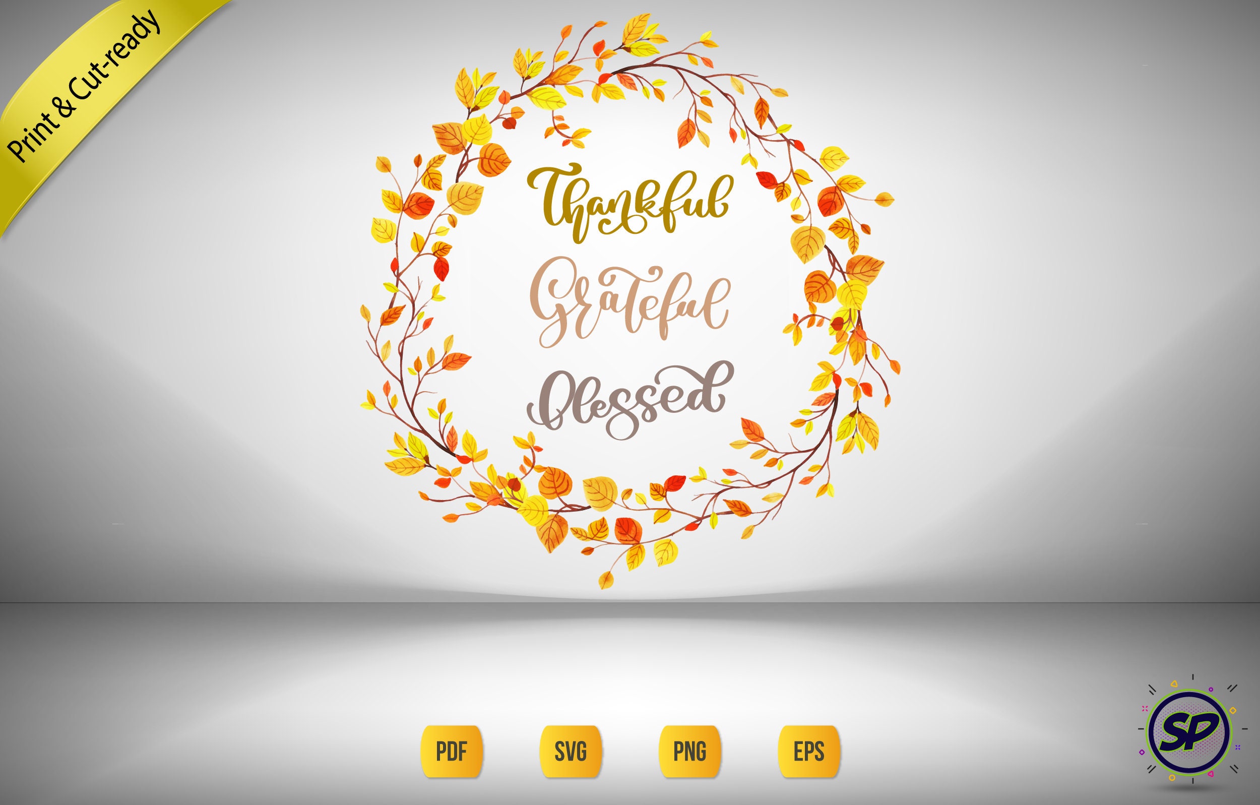 Thankful Grateful Blessed Fall SVG PNG Fall Shirts Svg - Etsy