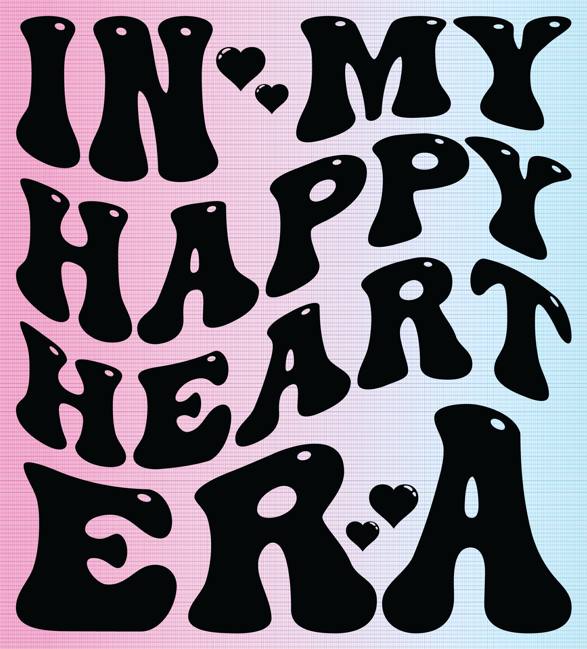 Custom Era Svg File Personalized Retro Wavy Text Cut File in My Era SVG ...