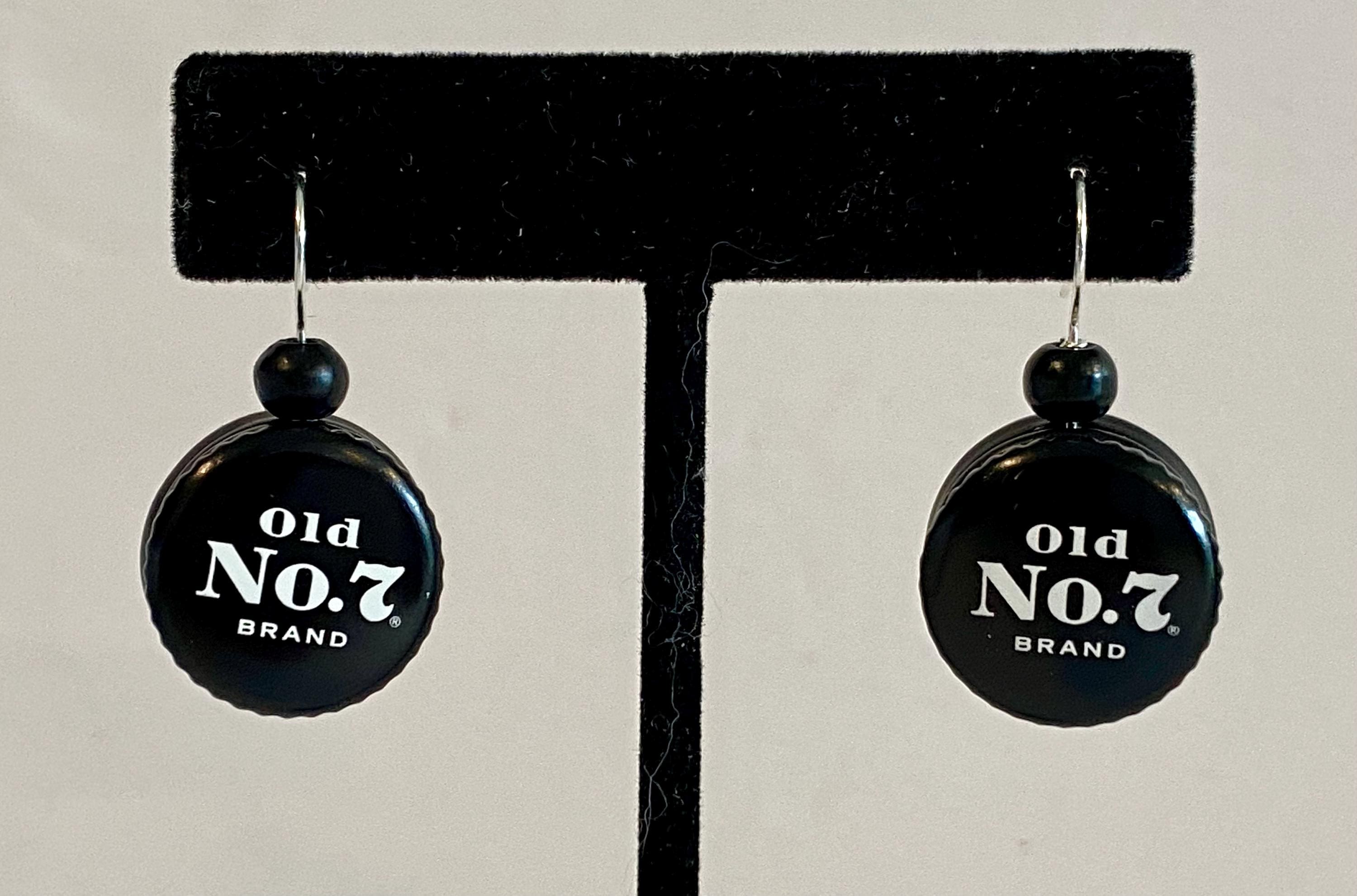 JACK DANIELS Old Number 7 Drop Dangle Earrings - Etsy