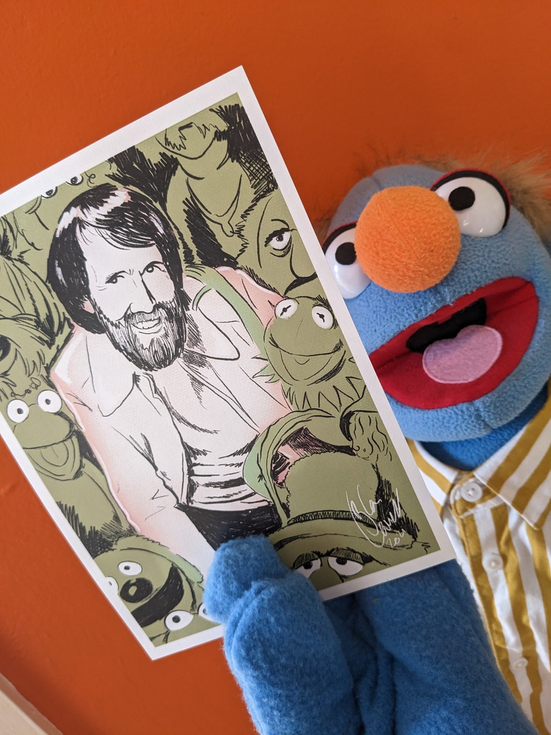 Jim & Friends | Jim Henson With His Muppet Friends Print Digital ...