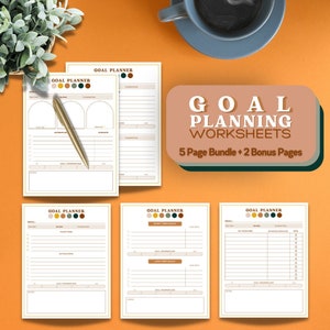 Goal Planner, Goal Setting, Goal Progress, Productivity Planner, Goal ...