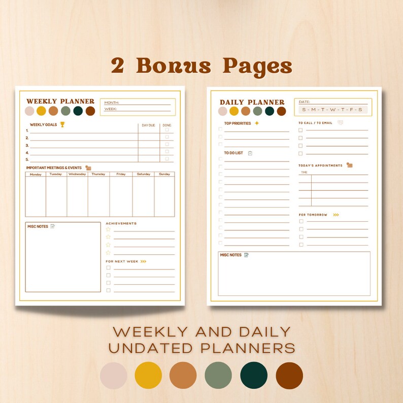 Goal Planner, Goal Setting, Goal Progress, Productivity Planner, Goal ...