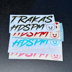 Car Decal | TRAKAS HDSPM | Permanent Decal | Car Sticker | Mexican ...