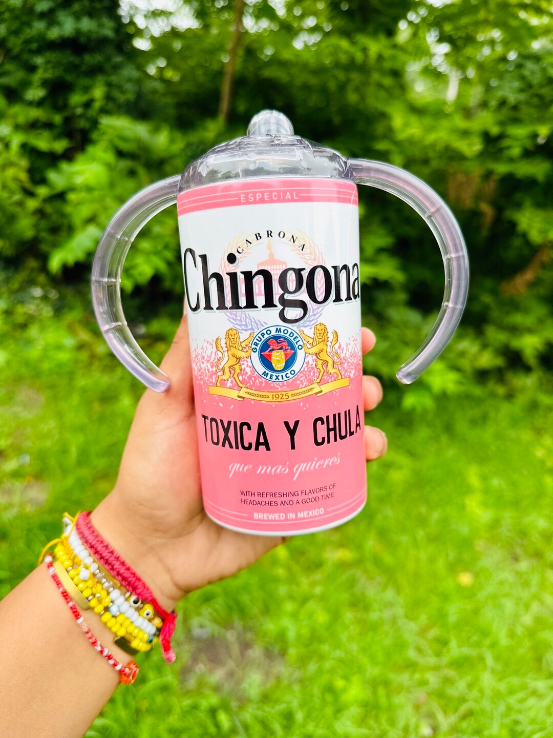 12oz Stainless Steel Tumbler | Chingona | Toxica | Chula | Sippy Cup ...
