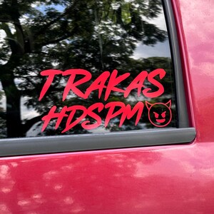 Car Decal | TRAKAS HDSPM | Permanent Decal | Car Sticker | Mexican ...