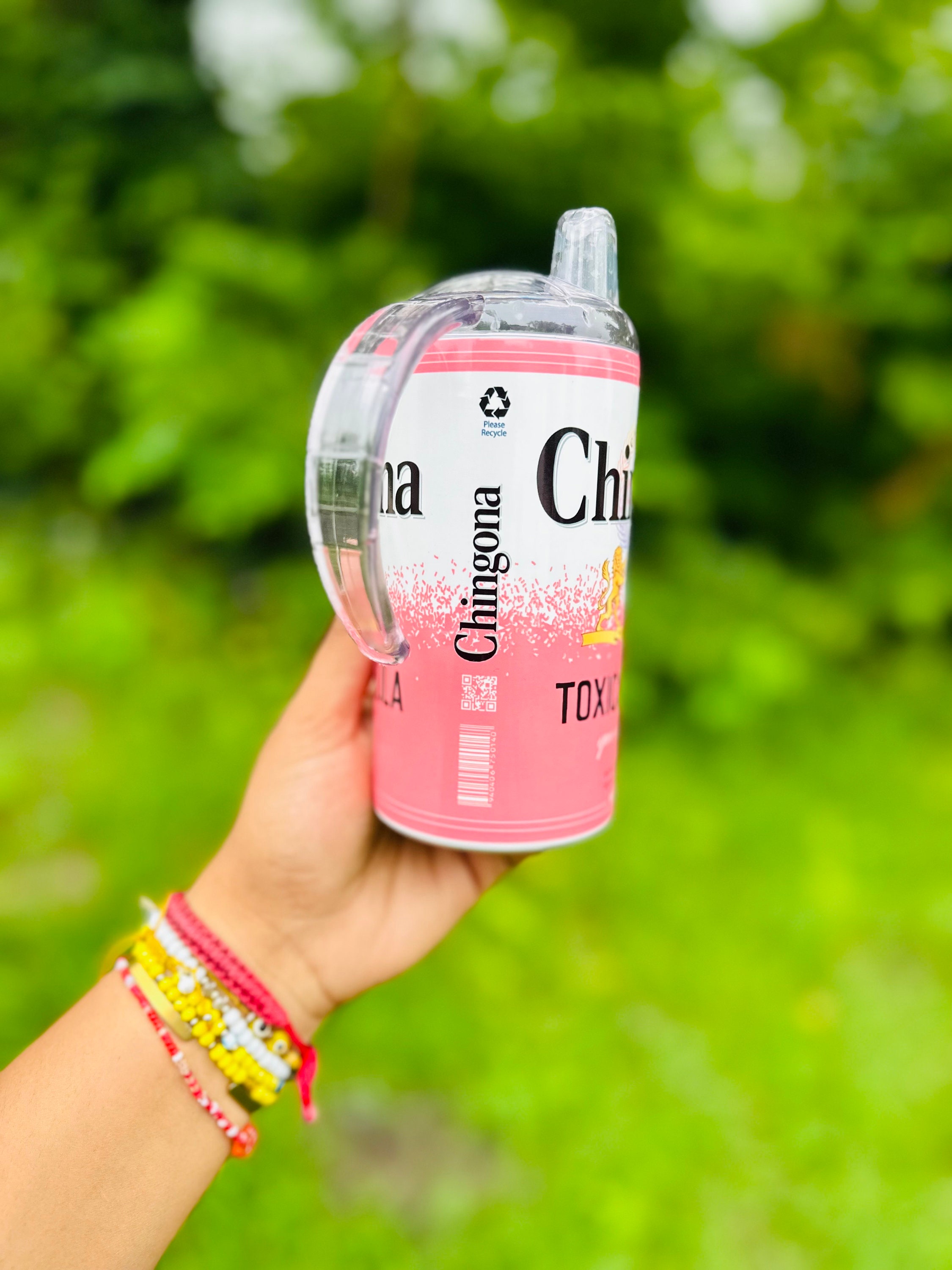 12oz Stainless Steel Tumbler Chingona Toxica Chula Sippy Cup Gift Ideas ...