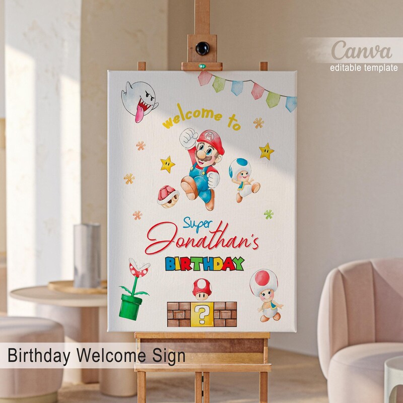 Super Mario Printable - Etsy