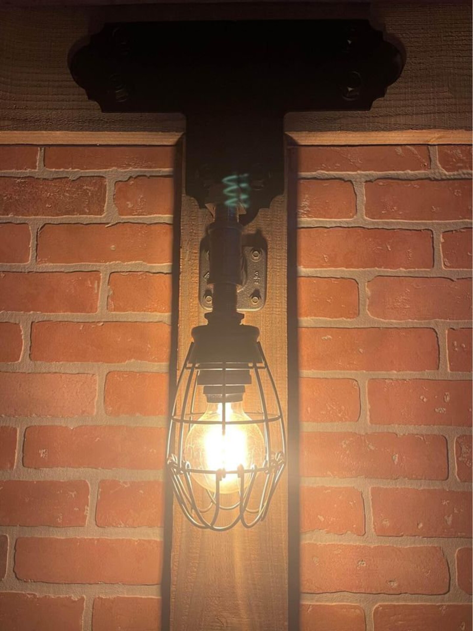 Industrial Pipe Light, Barn Wall Light, Rustic Light - Etsy