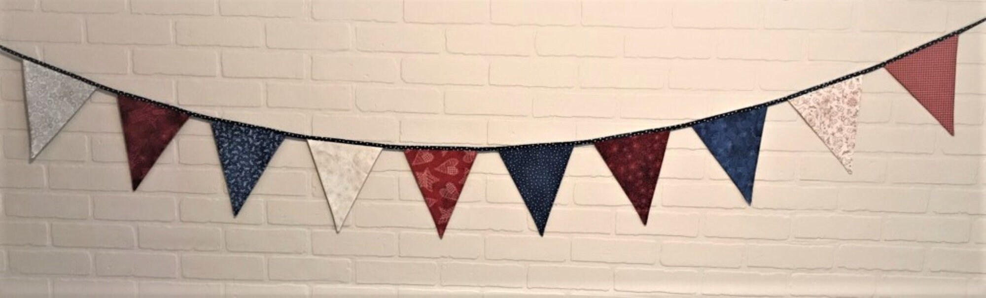 Patriotic Bunting Pennant Flag Banner Garland - Etsy