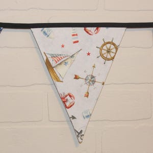 Nautical Bunting: Sailing Fabric Flag Garland Banner - Etsy