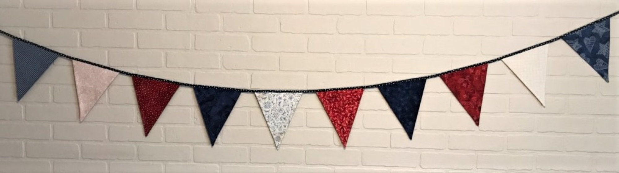 Patriotic Bunting Pennant Flag Banner Garland - Etsy