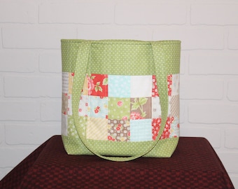 Patchwork Quilted Tote Bag - Etsy