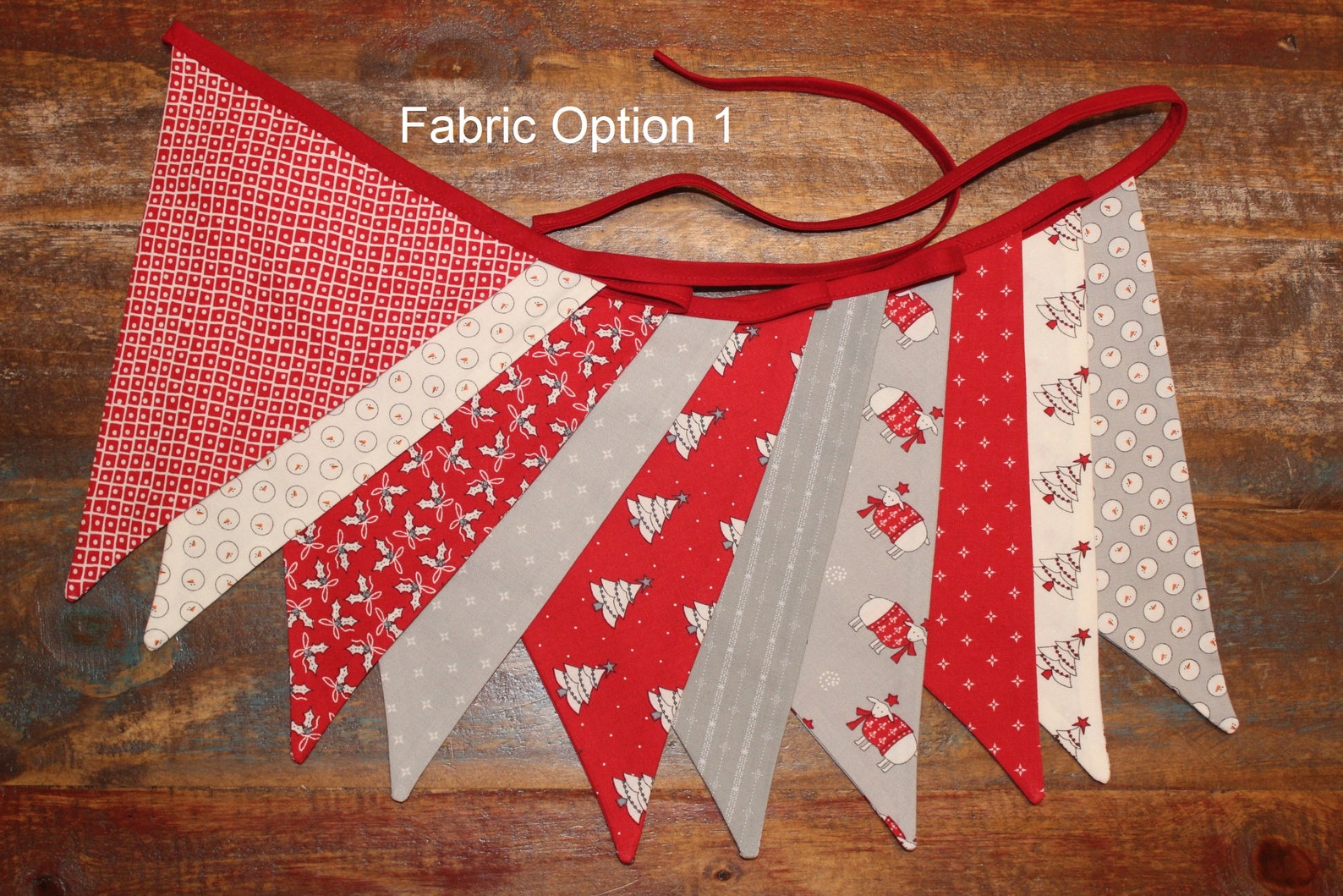 Christmas Bunting Flag Garland Banner - Etsy