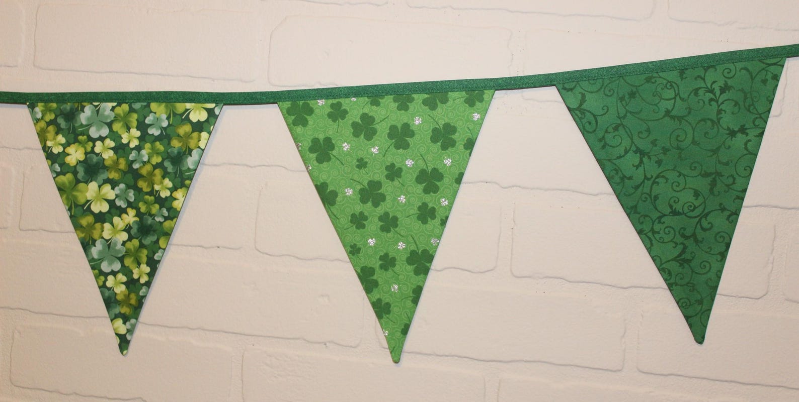St Patrick's Day Bunting Flag Garland Banner - Etsy