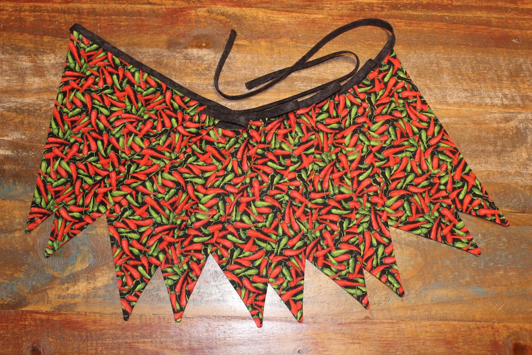 Chili Pepper Bunting Garland for Kitchen Décor, Hostess Gift, or Chef ...