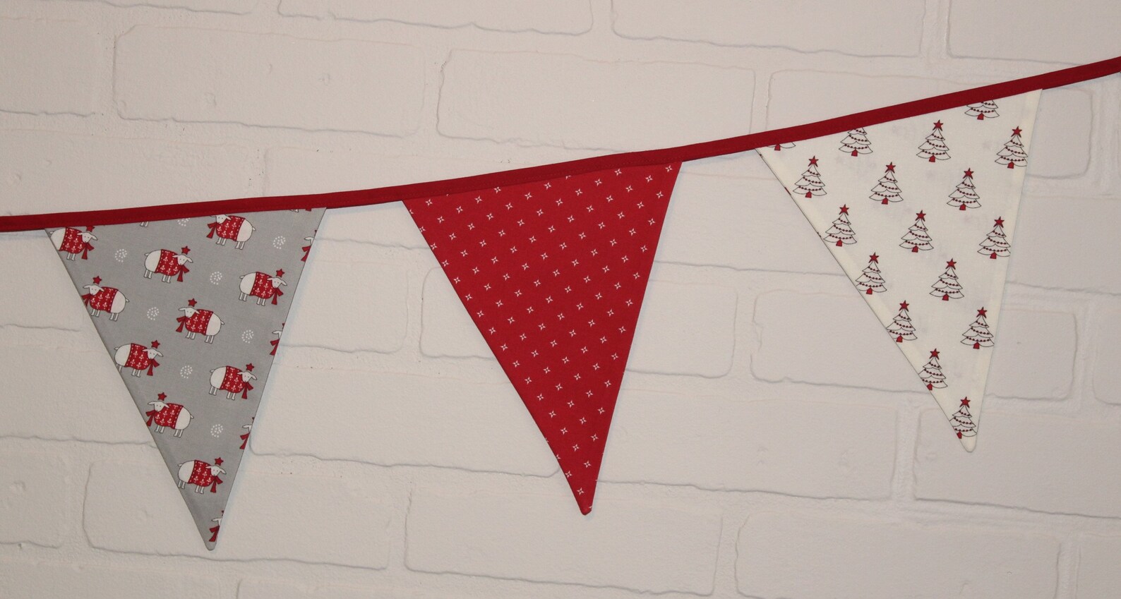 Christmas Bunting Flag Garland Banner - Etsy