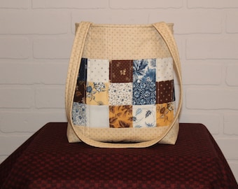 Patchwork Quilted Tote Bag - Etsy