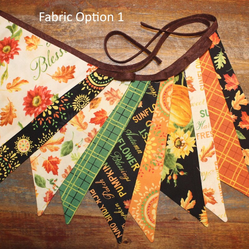 Fall Bunting - Etsy
